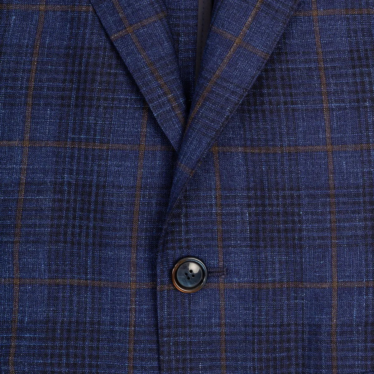 Men's Prince Of Wales Blue Suit
