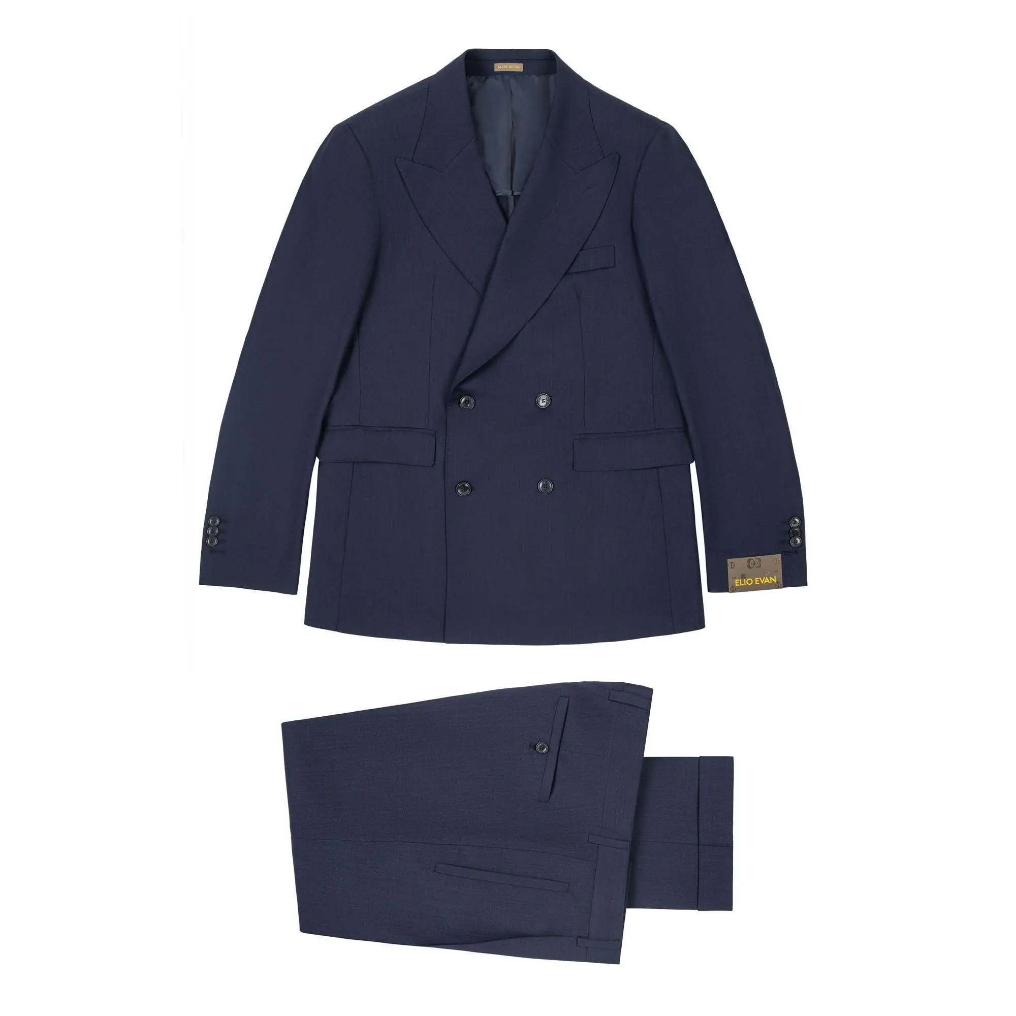 Men's Wool Double Breasted Suit Elio Evan