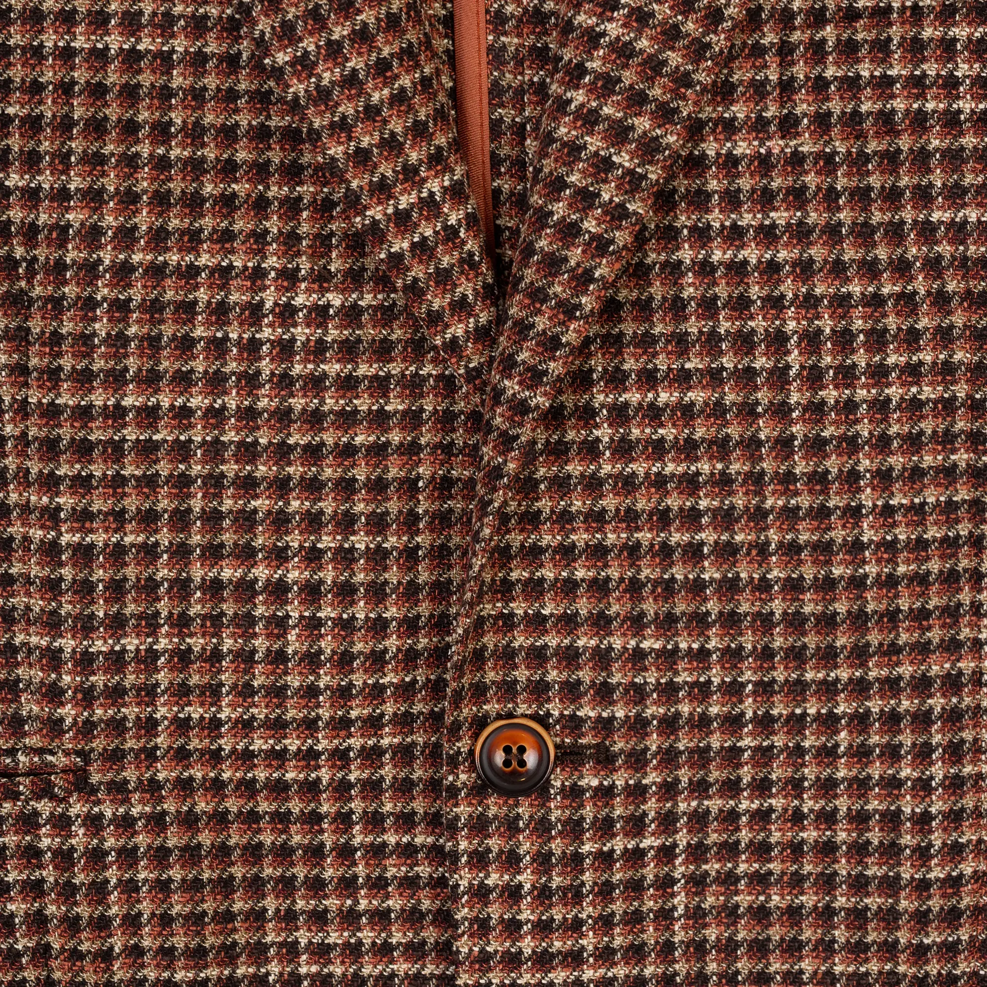 Men's Brown Check Blazer