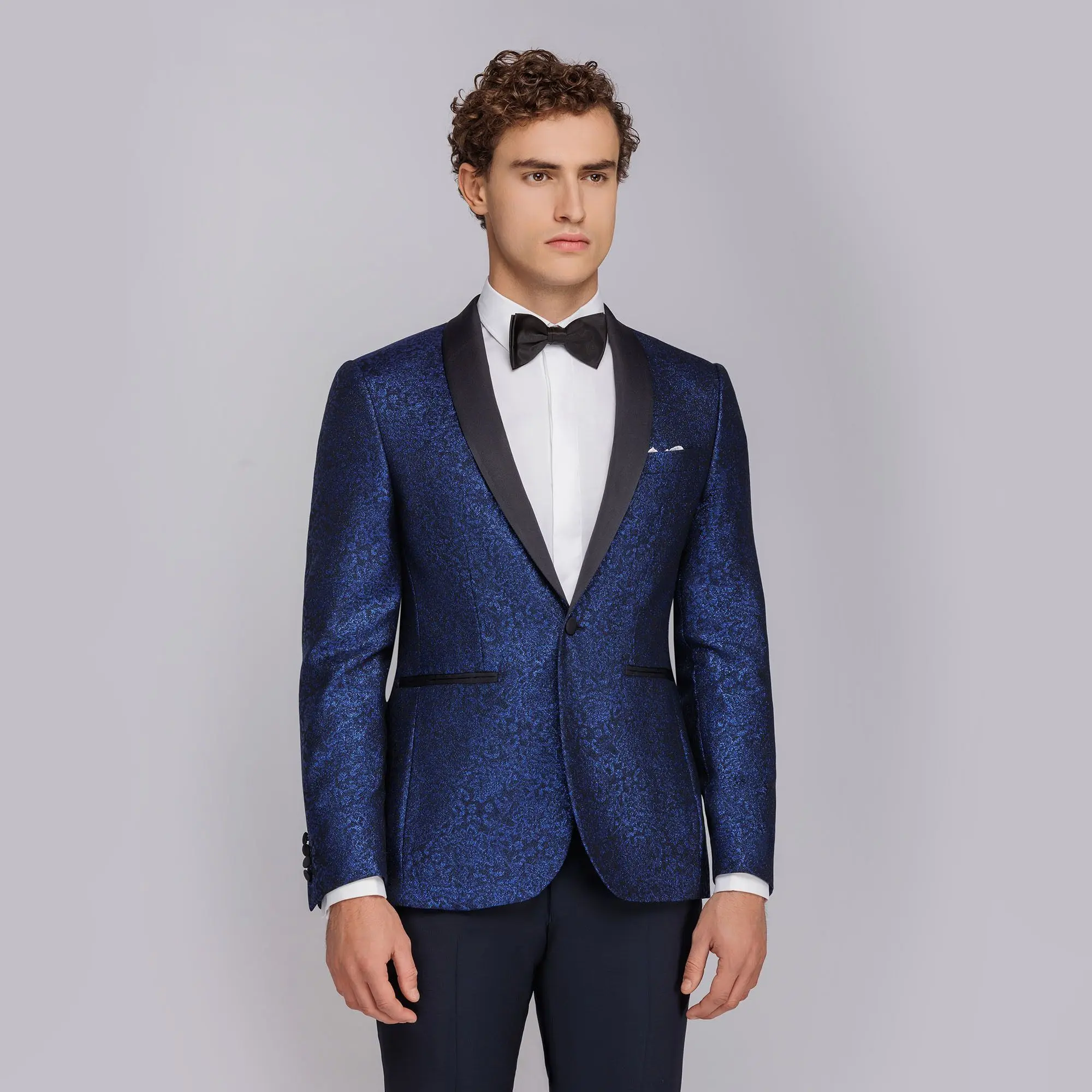 Wedding tuxedo suit blue